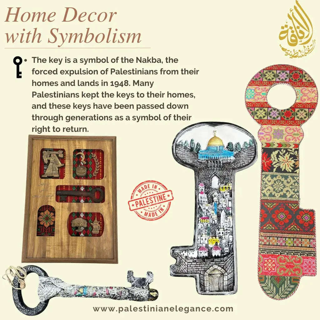 Palestinian Key and Tatreez Embroidery Symbols | Palestinian Elegance