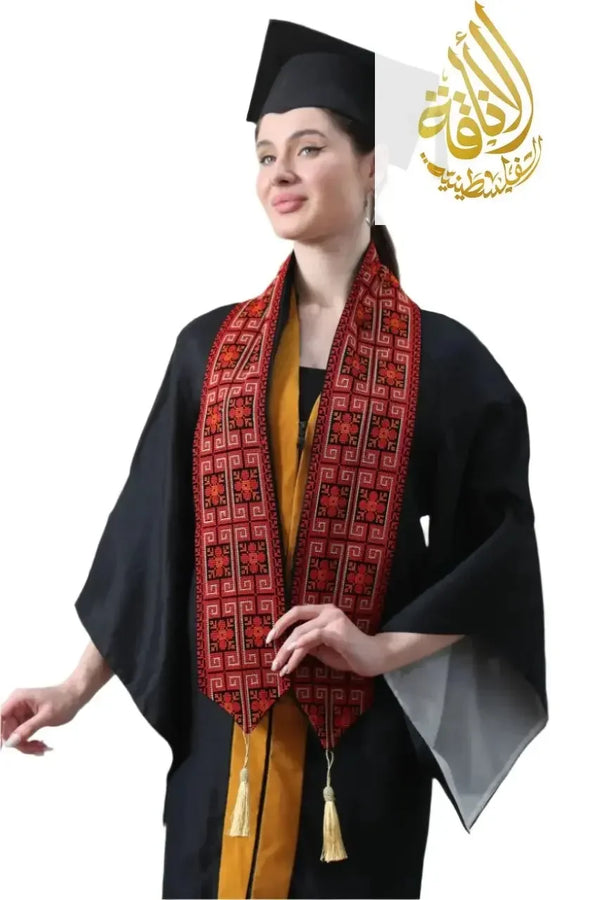 Graduation Stoles & Keffiyeh Accents — Heritage | Palestinian Elegance